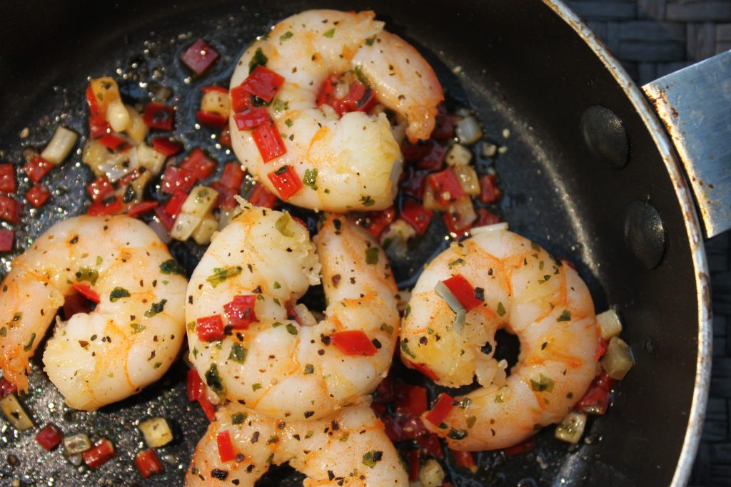 Garlic and Chilli Prawns - Rachel's Creative Cooking
